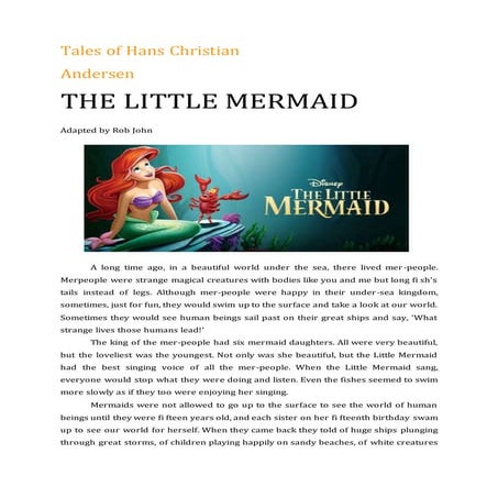 The Lttle Mermaid | DOCX