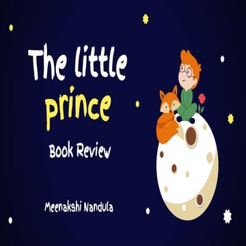 Lessons from The Little Prince: Book Review | PPT