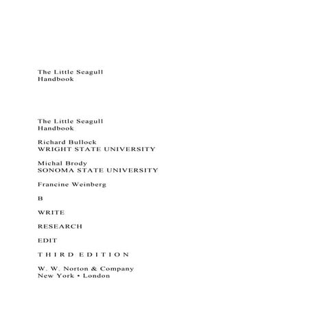 The Little Seagull Handbook The Little Seag.docx