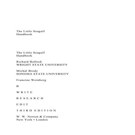 The Little Seagull Handbook The Little Seag.docx