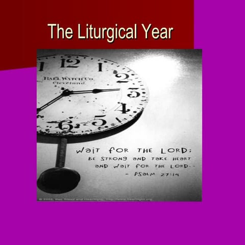 LITURGICAL YEAR | PPTX