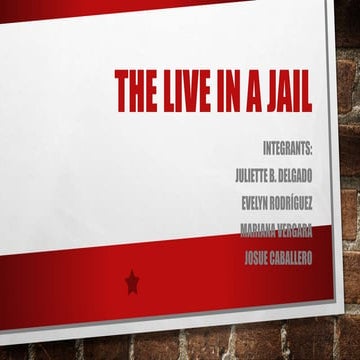 The live in a jail | PPT