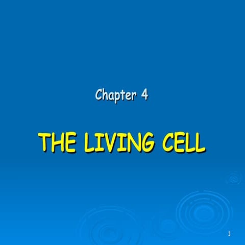 The Living Cell | PPT