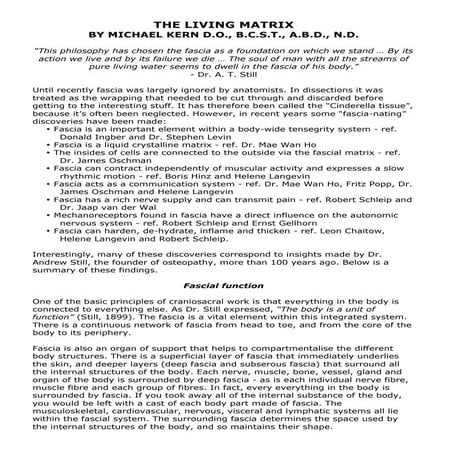 The Living Matrix | PDF