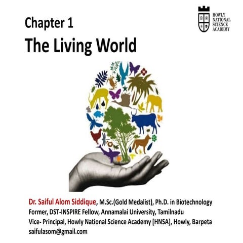 Class 11 Chapter 1 The Living World | PPTX