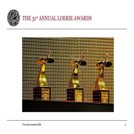 The Loerie Awards 2009 | PPT