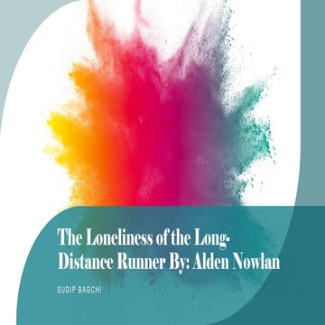 The Loneliness of the Long Distance Runner converted | PDF