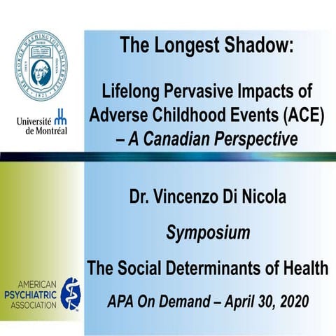 The Longest Shadow: Lifelong Pervasive Impacts of Adverse Childhood ...