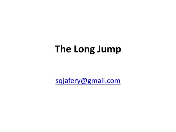 Long jump Field Facilities | PPT