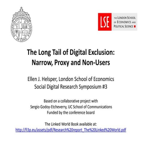 The long tail of digital exclusion | PPT