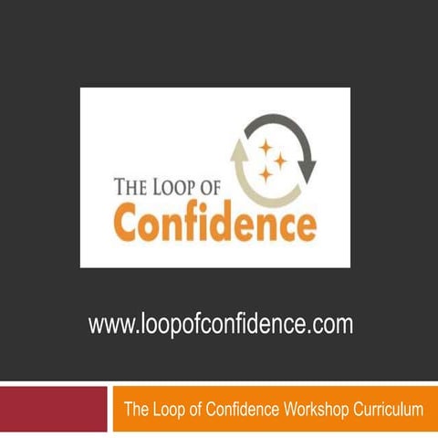 The loop of Confidence Workshop Curriculum | PPTX