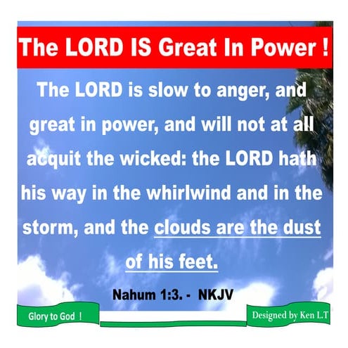 The LORD is great in power ! | PDF