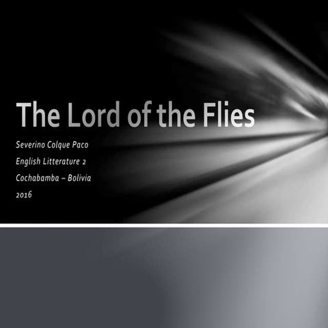 The lord of the flies - english | PPTX | Travel