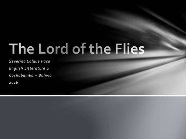 Lord of the flies revision | DOCX