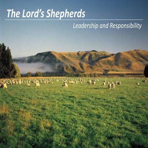 The Lord's Shepherds | PPT