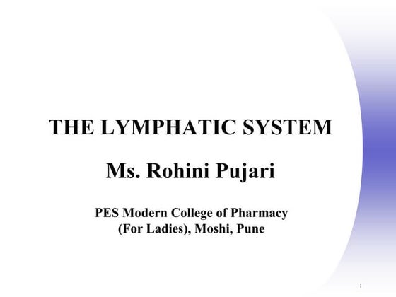 Lymphatic system | PPT