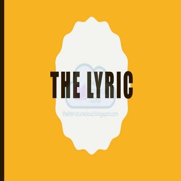 The lyric | PDF