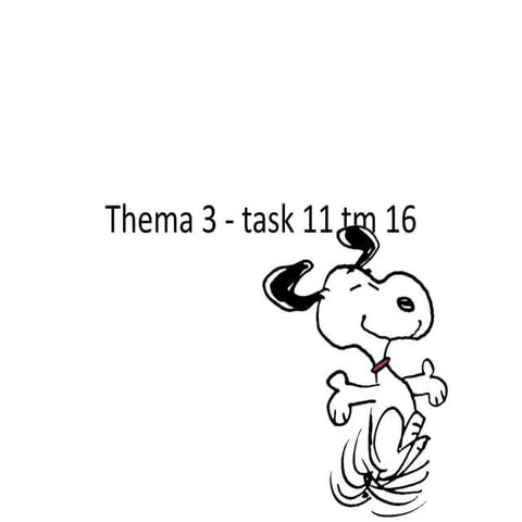 Thema 3 task 11 tm 16 | PPT