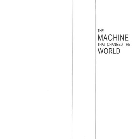 The machine that changed the world | PDF