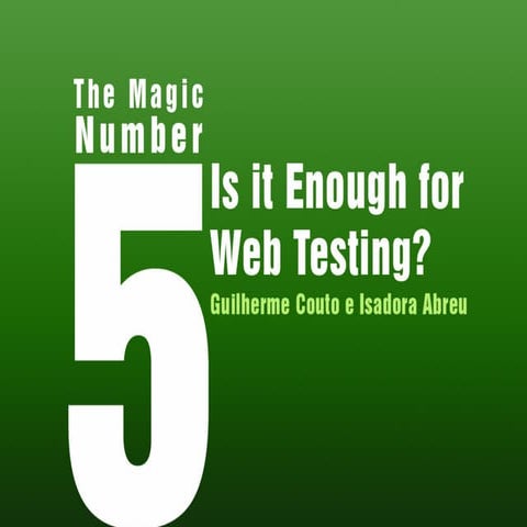 8. The magic number 5 | PDF