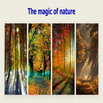 The magic of nature | PPTX