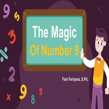 The magic of number 9.ppt - Math for fun | PPTX
