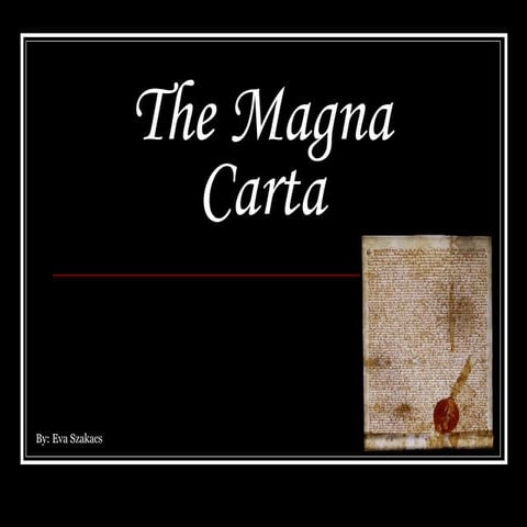The magna carta | PPT