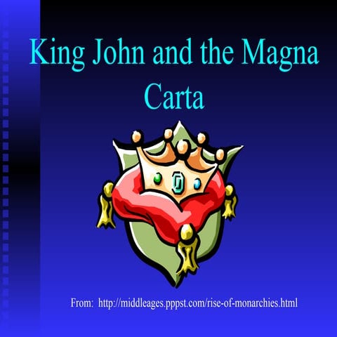 Magna Carta Power Point For History Class | PPT