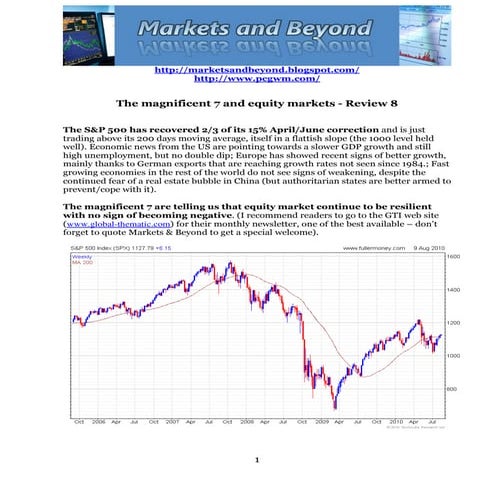 Stock market evolution | PPTX
