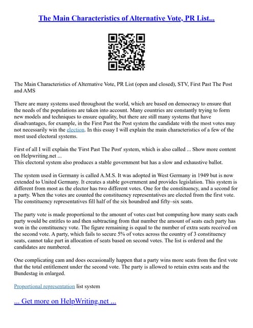 Party List System in the Philippines: An Assessment | PPTX | Civic ...