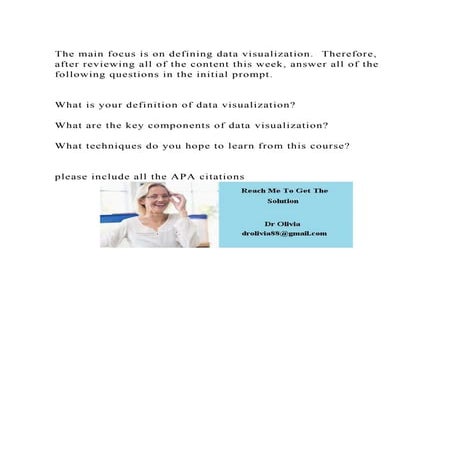 The main focus is on defining data visualization. Therefore, after .docx