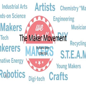 The Maker Movement | PPTX