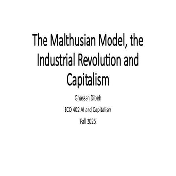 The Malthusian Trap, IR and Capitalism.pptx