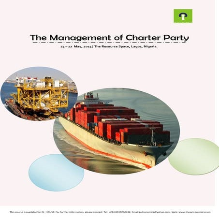 The management of charter party may, lagos | PDF
