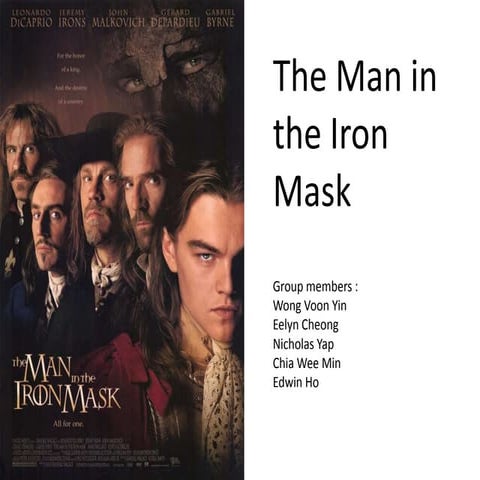 The man in the iron mask.pptxxxxxxxxxx.pptx888888 | PPTX