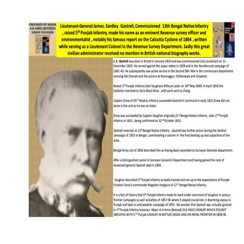 the man who raised 5th Punjab Infantry- now 10 FF | PDF