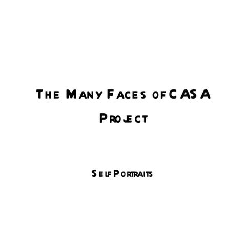 The Many Faces of CASA: Self Portrait Project | PPT