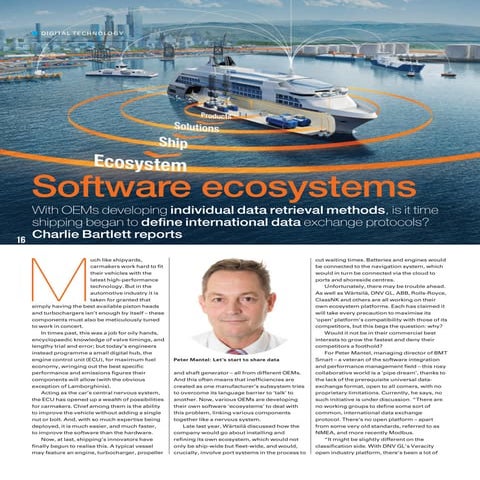 The Marine Professional: Software Ecosystems | PDF