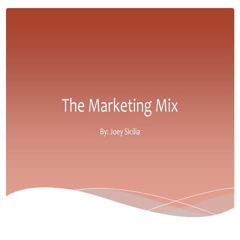 The Marketing Mix: Understanding the 4Ps | PPTX