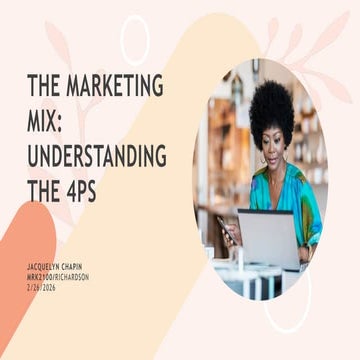 The Marketing Mix: Understanding the 4Ps | PPTX