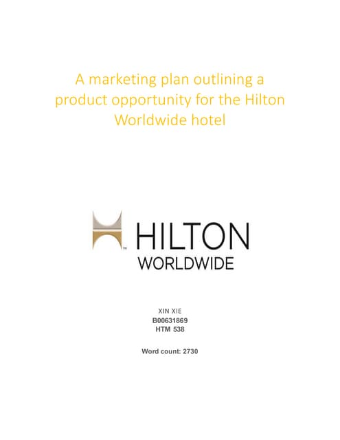 Hilton OnQ system | PPT