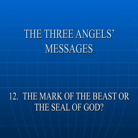 The Mark Of The Beast Or The Seal Of God | PPT