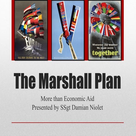 An Overview of the Marshall Plan (the Long Version) | PPT
