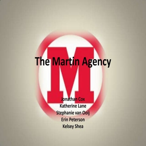The martin agency final ppt | PPTX