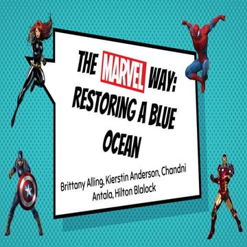 The Marvel Way: Restoring the Blue Ocean | PDF