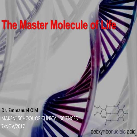 THE MASTER MOLECULE OF LIFE.pyyyyyyyyptx | PPT