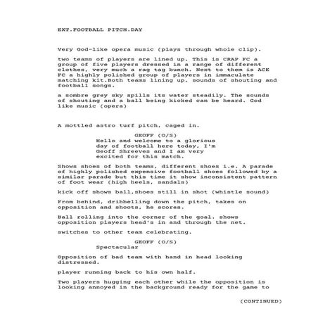 The match third draft | PDF | Soccer | Sports