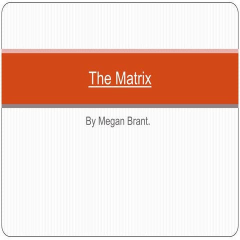 The matrix | PPTX