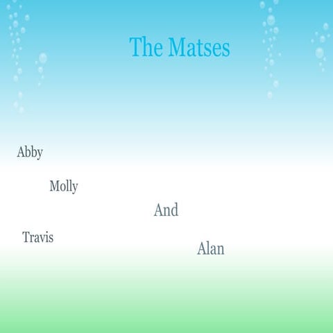 The Matses | PPT