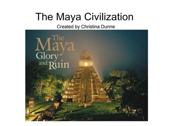 Mayan civilization | PPT